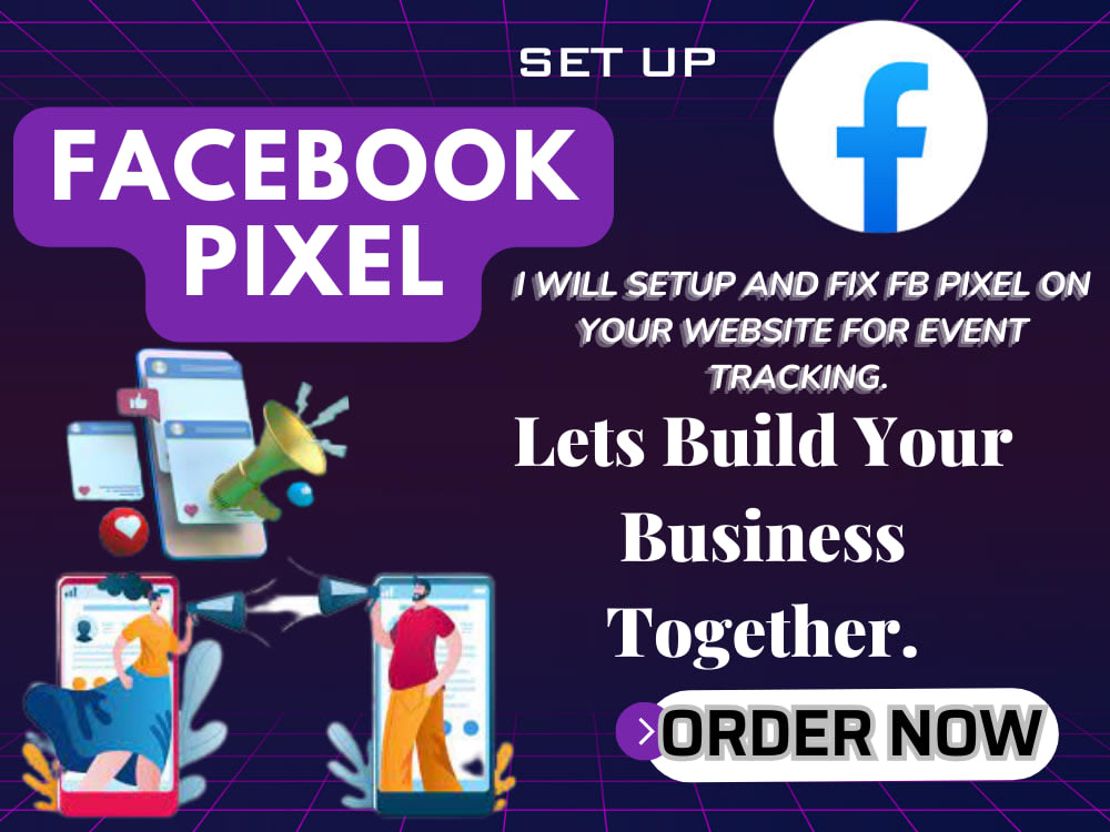 Successful Facebook pixel setup on the website for your target audience. | Upwork