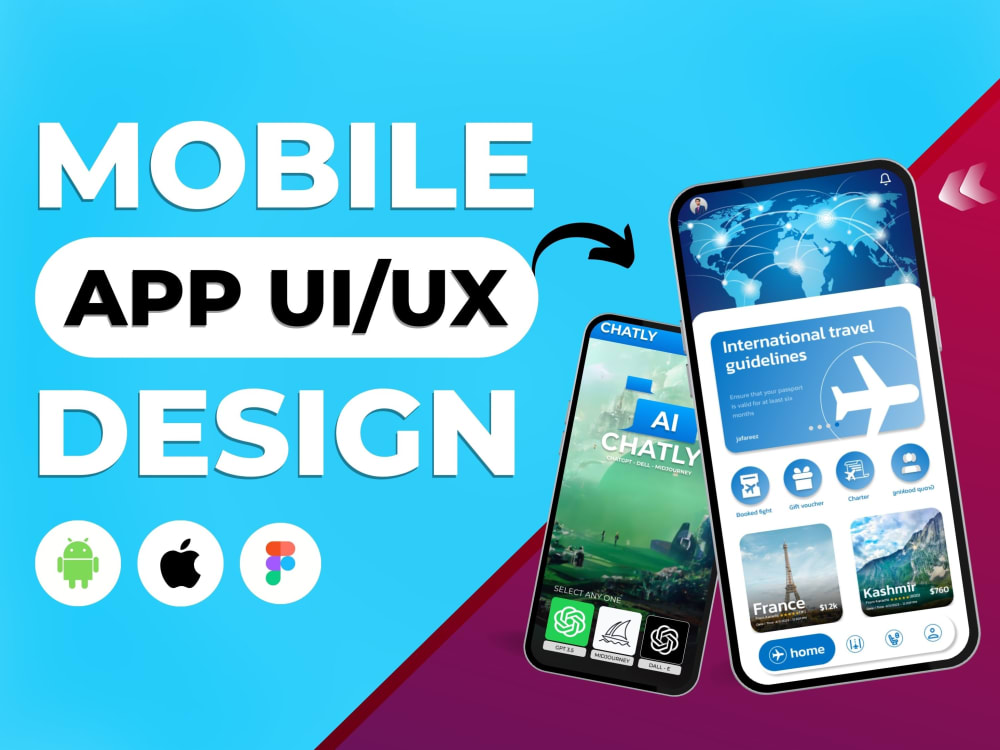 Figma UX UI for Mobile apps | Wireframe UI UX designer | Upwork