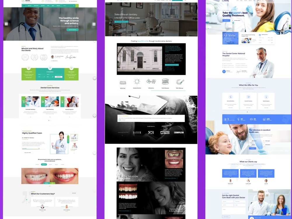 Landing page design in Figma with prototype | Upwork