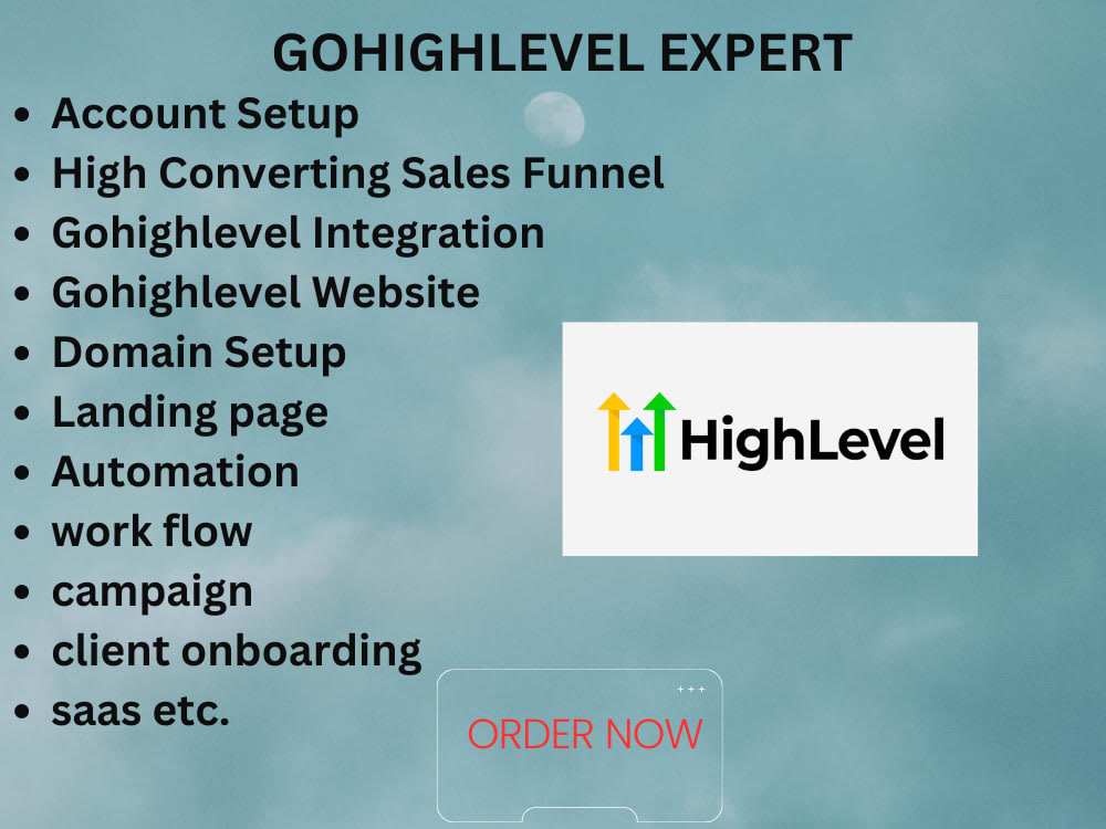 Gohighlevel Expert| sales funnel | GHL Landing pages| Automation | Upwork