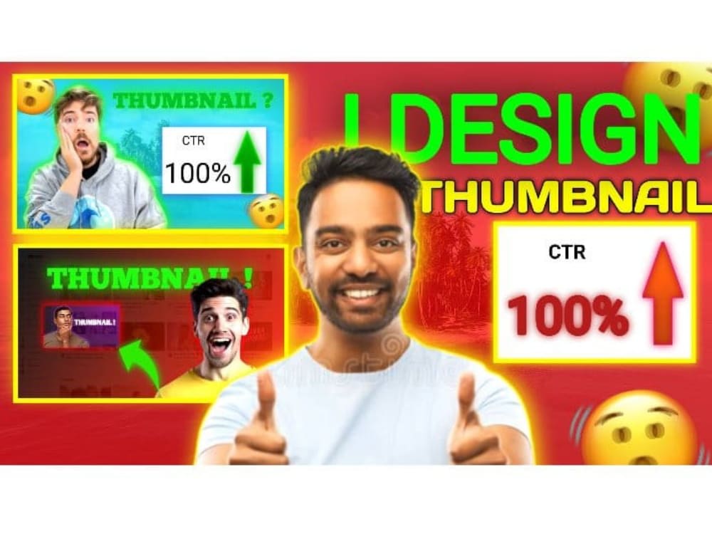 A eye catchy thumbnail for youtube channel | Upwork