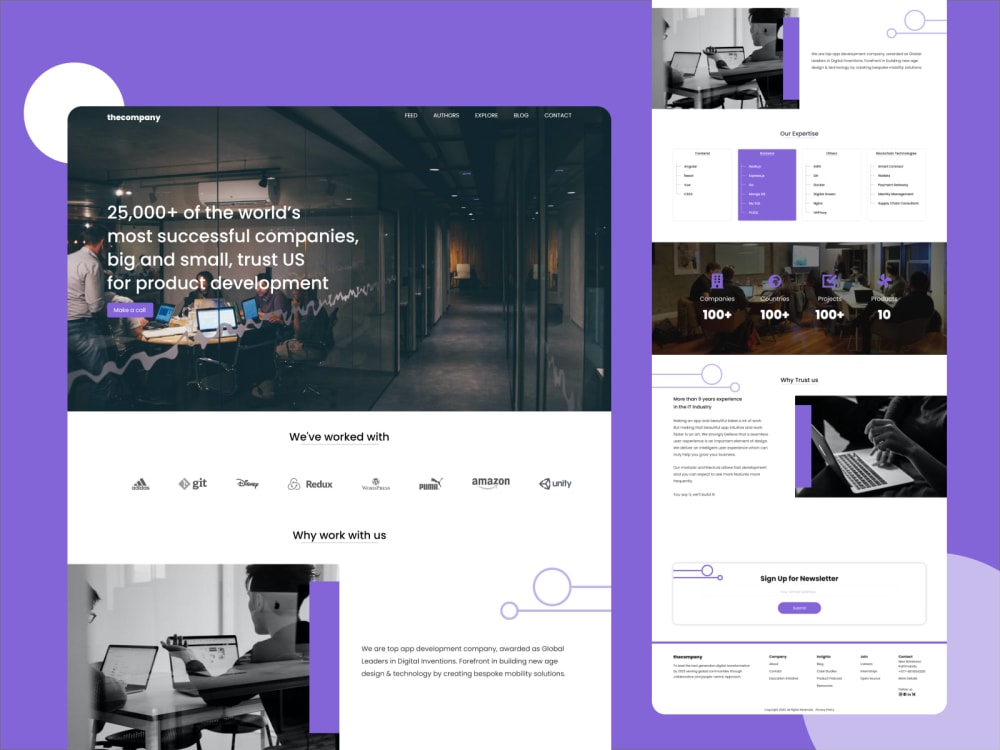 An amazing Multipages Website designed for your business | Upwork