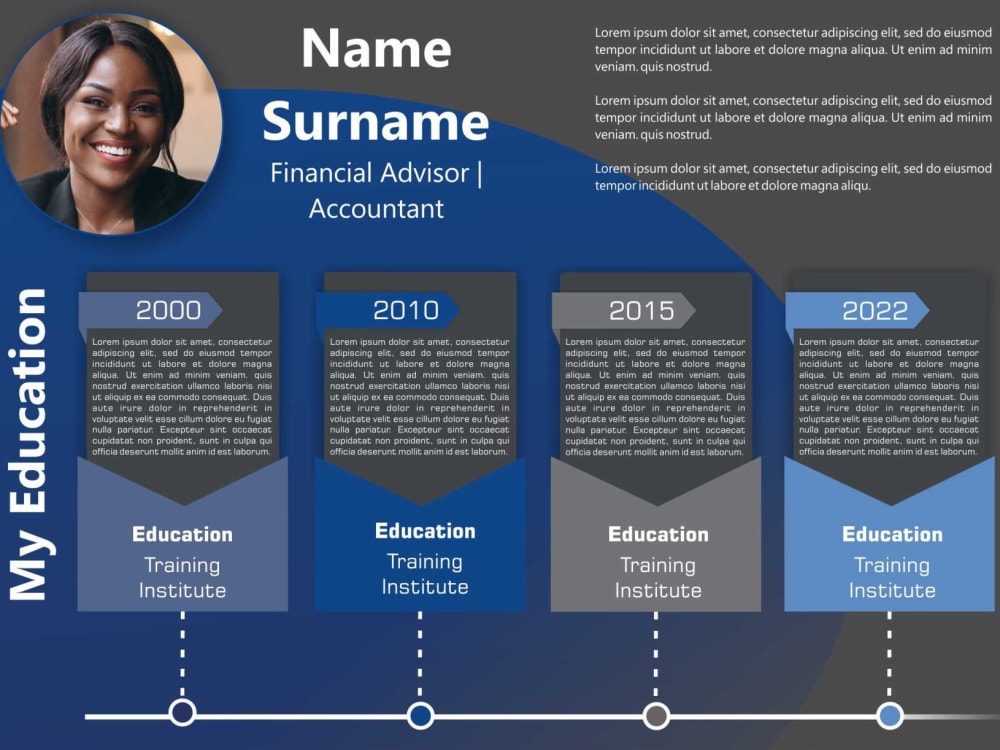 A digital personal branding profile using this template -jpg+pdf | Upwork