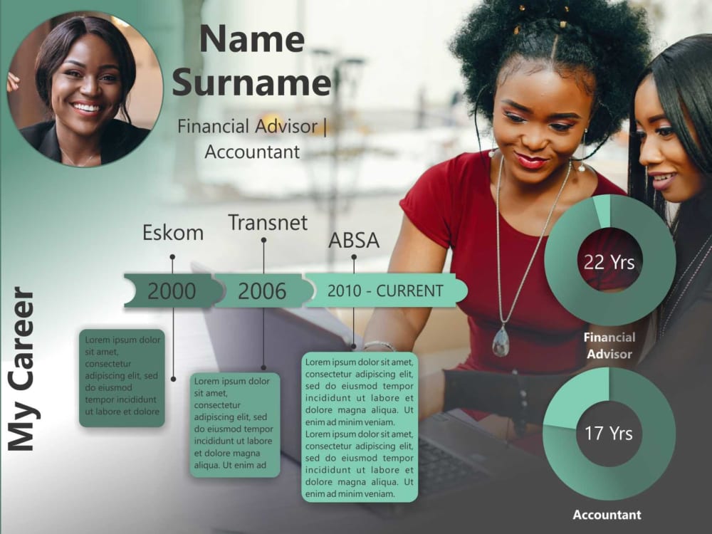 A digital personal branding profile using this template -jpg+pdf | Upwork