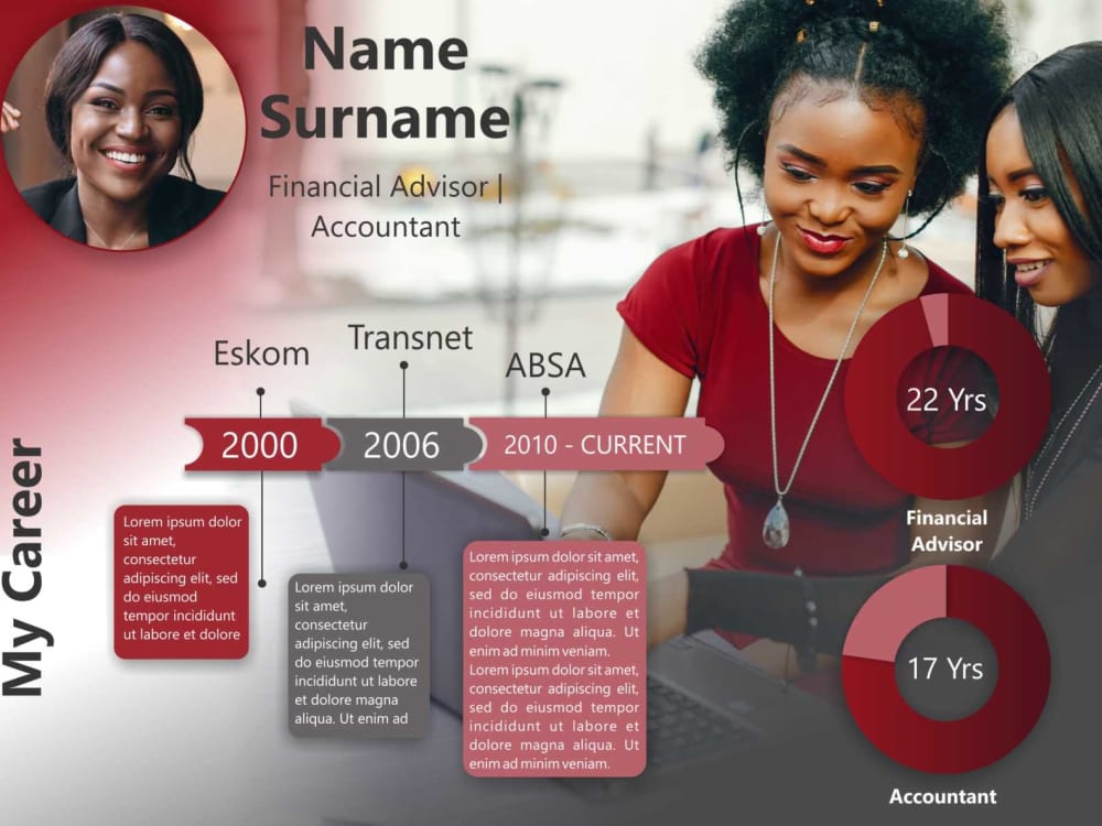 A digital personal branding profile using this template -jpg+pdf | Upwork