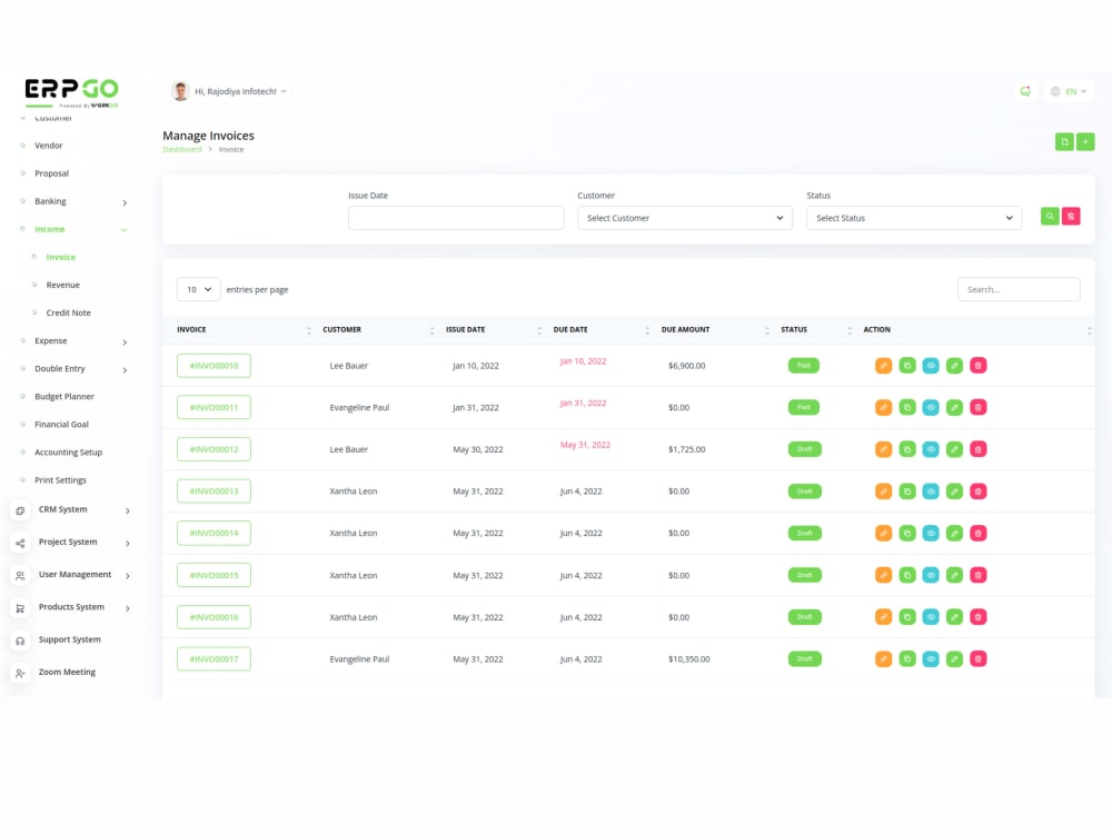 ERPGo - All In One Business ERP With Project, Account, HRM, CRM & POS | Upwork