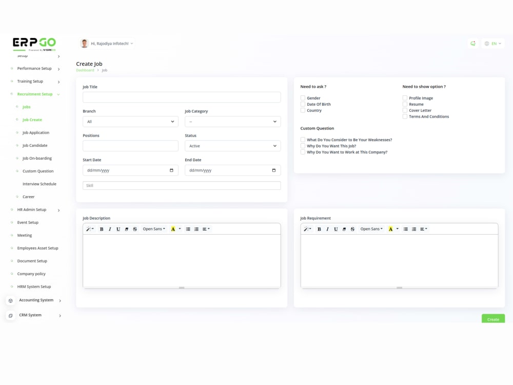 ERPGo - All In One Business ERP With Project, Account, HRM, CRM & POS ...