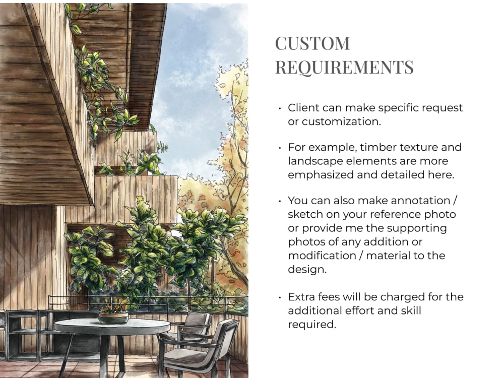 Hand Drawn Digital Architecture Illustration Upwork