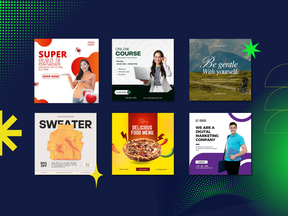 Create an editable post design using canva | Upwork