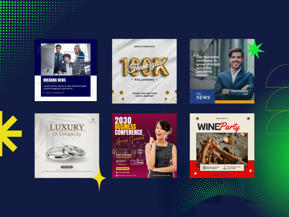 Create an editable post design using canva | Upwork