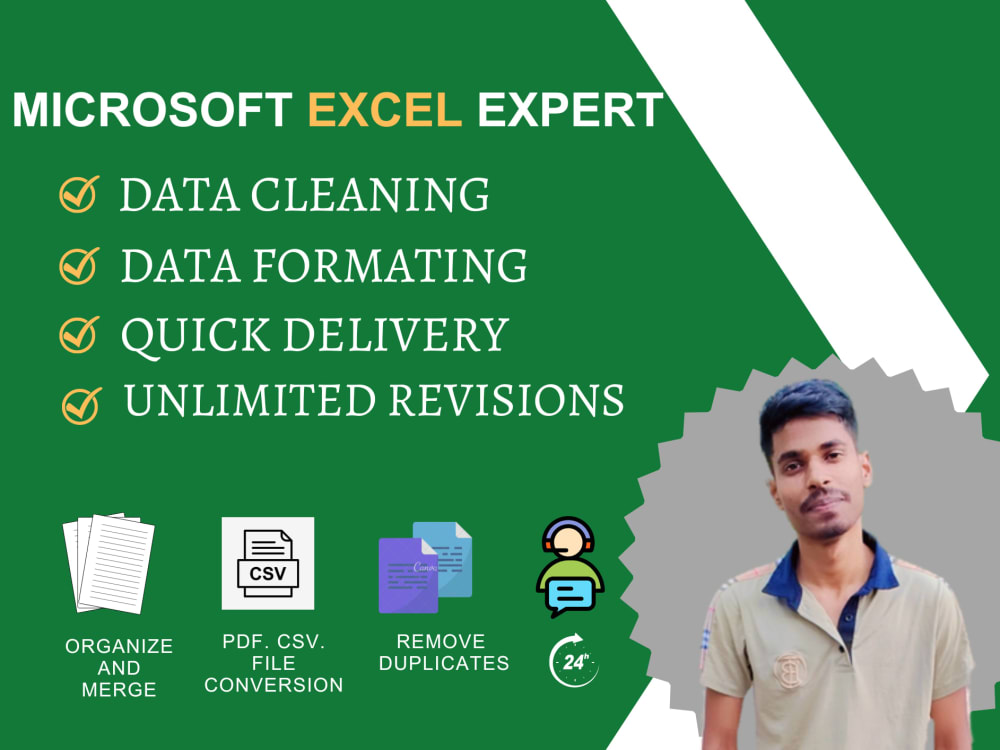 Excel Data Cleaning Formatting And Organizing Services Upwork