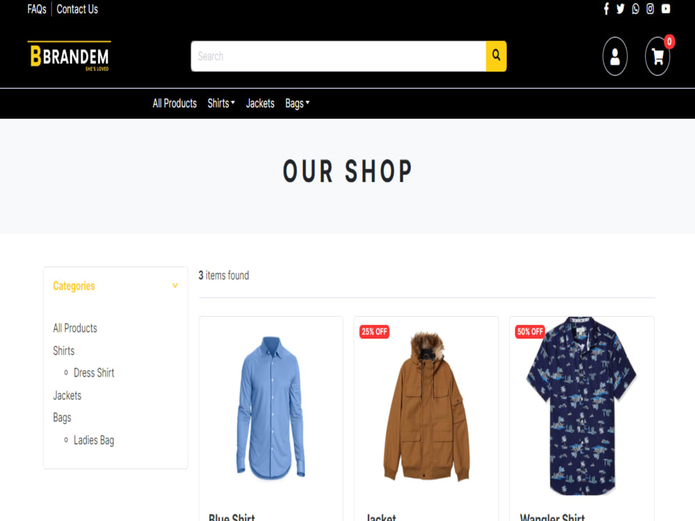 An e-commerce web application | Upwork
