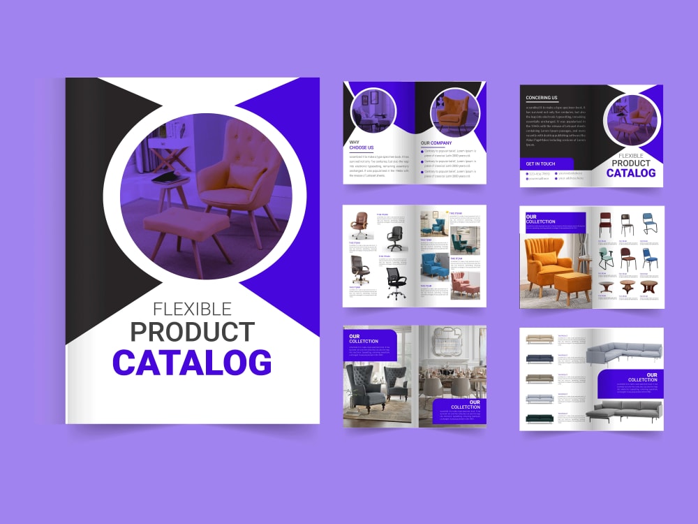 A professional 4,8,12, catalog perfectly in line with your company ...