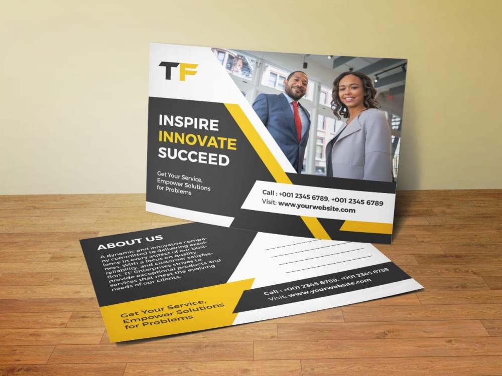A professional postcard for your business | Upwork