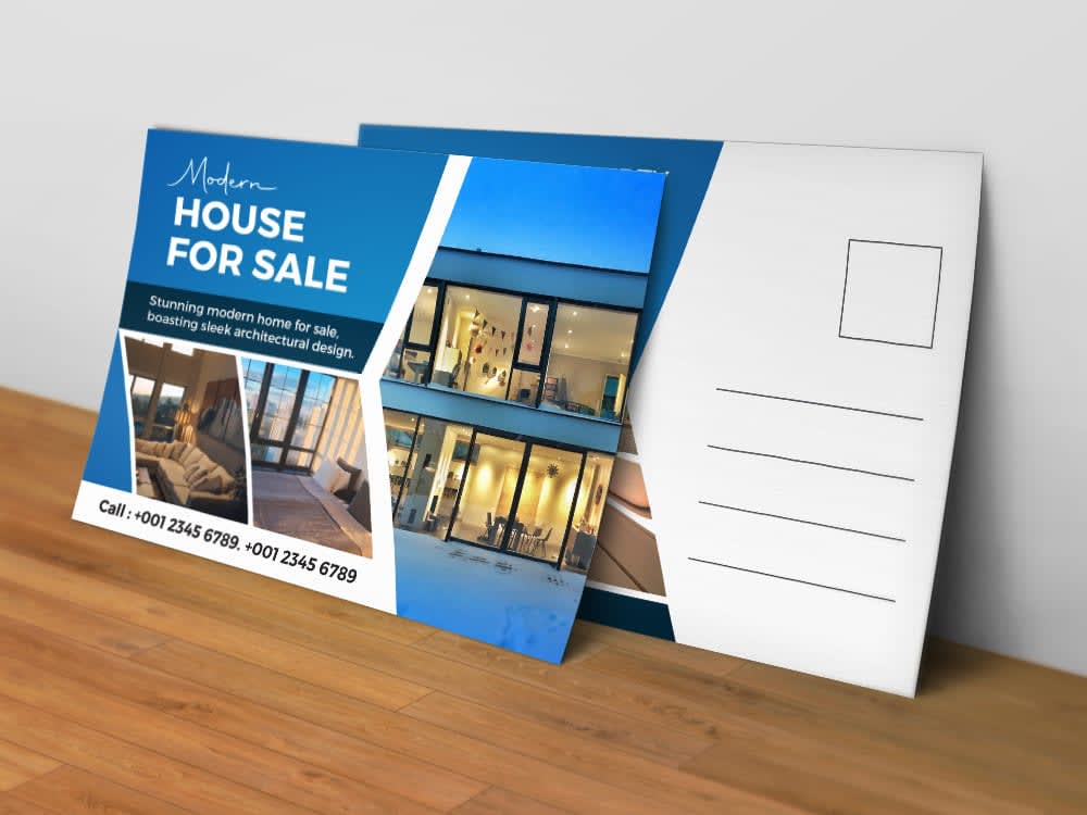 A professional postcard for your business | Upwork