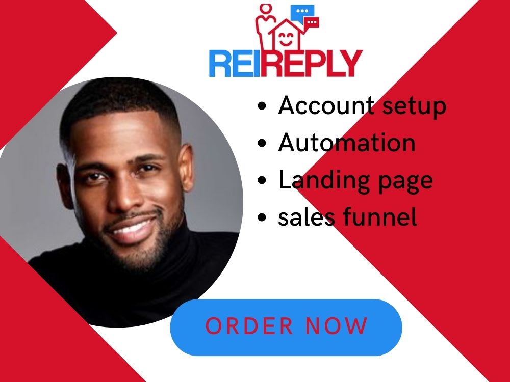 Rei reply funnel, landing page, and email automation on rei reply | Upwork