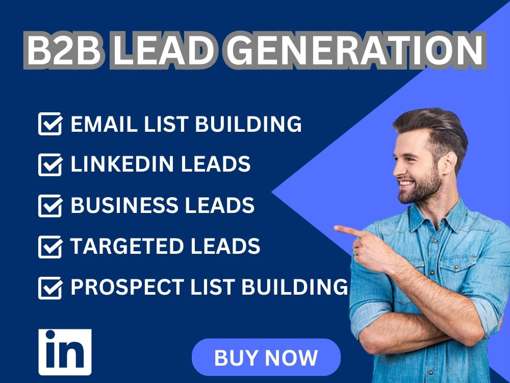 B2b targeted leads generation linked leads prospect email leads ...