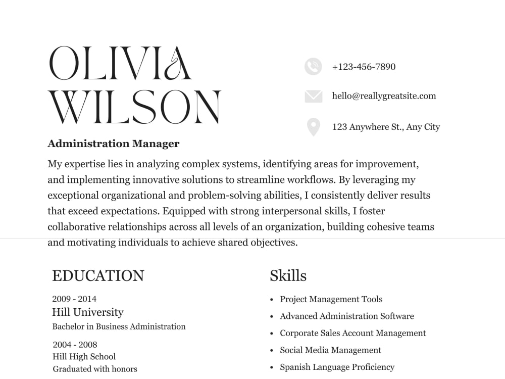 A stunning resume and highly detailed cover letter | Upwork