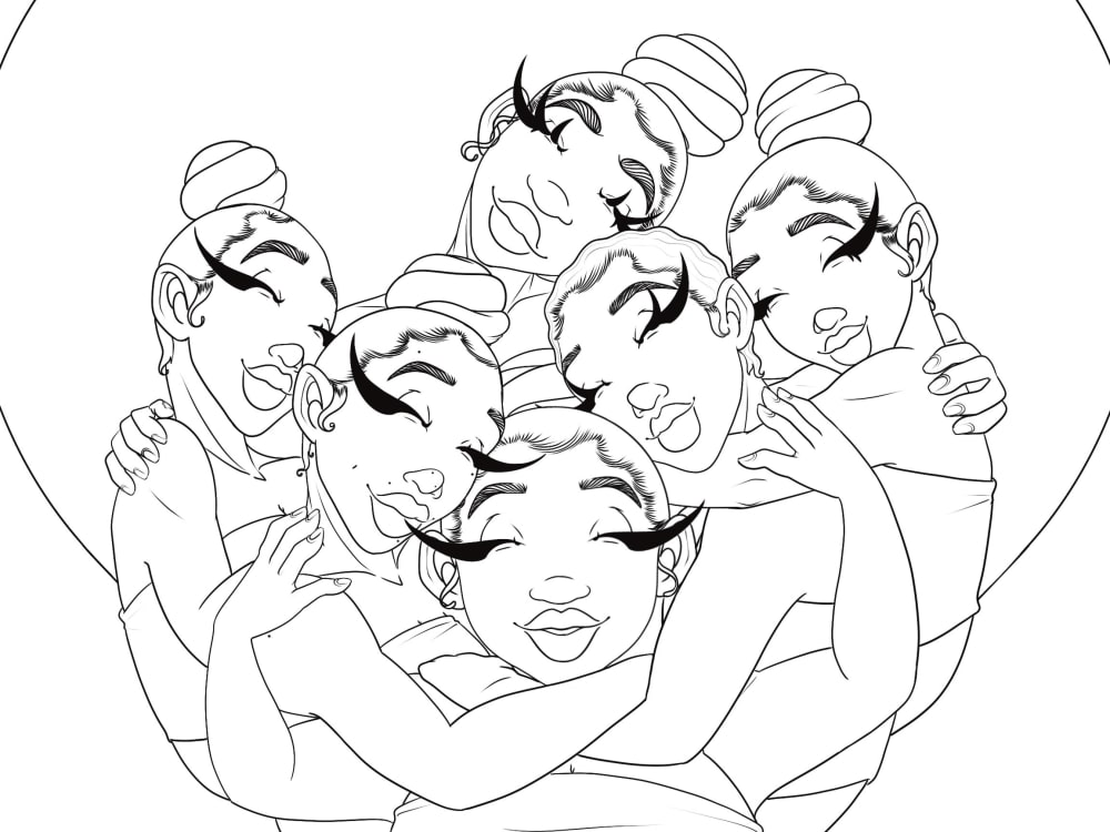 Stylized Character Illustration/Character Portrait (Lineart Only, no ...