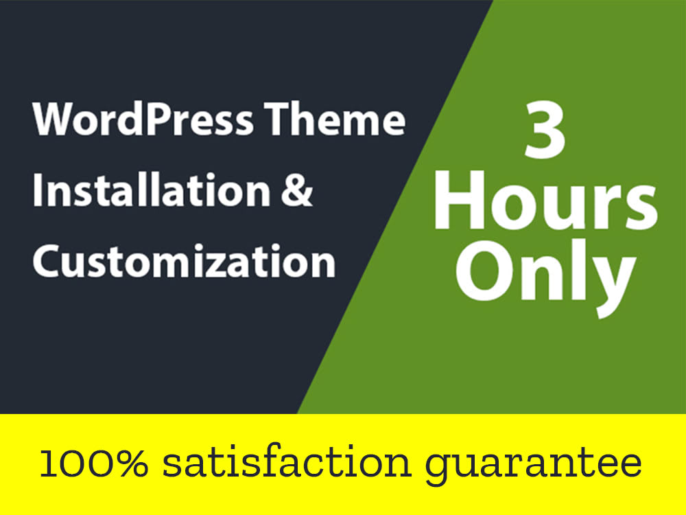 Wordpress Theme Installation And Customization Upwork