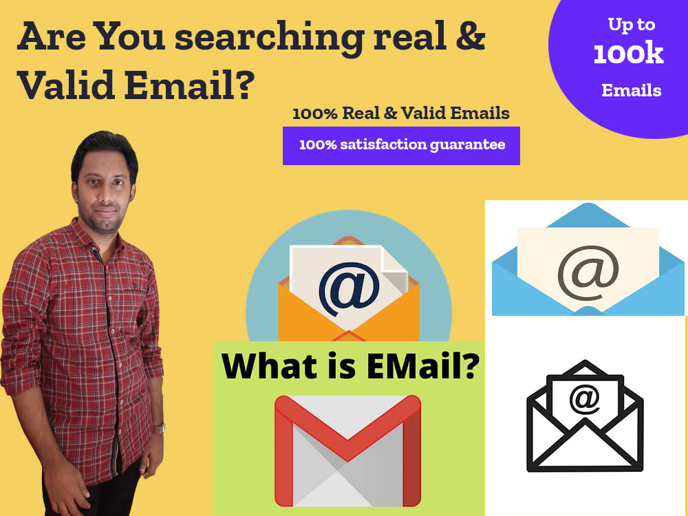 100% Real & Valid Email | Upwork