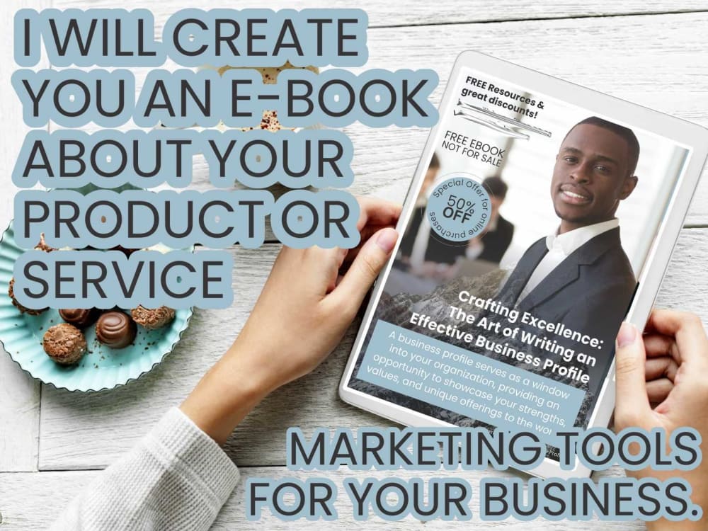 An ebook to use as a marketing tool to explain your product/services ...