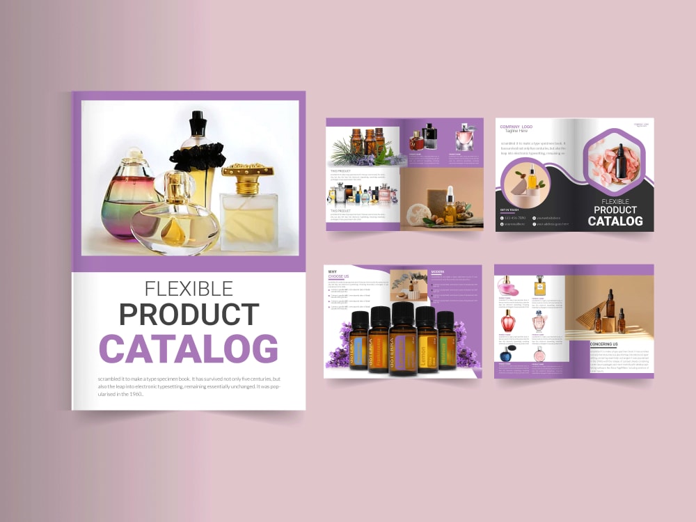 A professional 4,8,12, catalog perfectly in line with your company ...