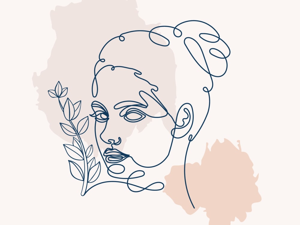 Vector line art illustration, Tracing , raster to vector drawing in 1 ...