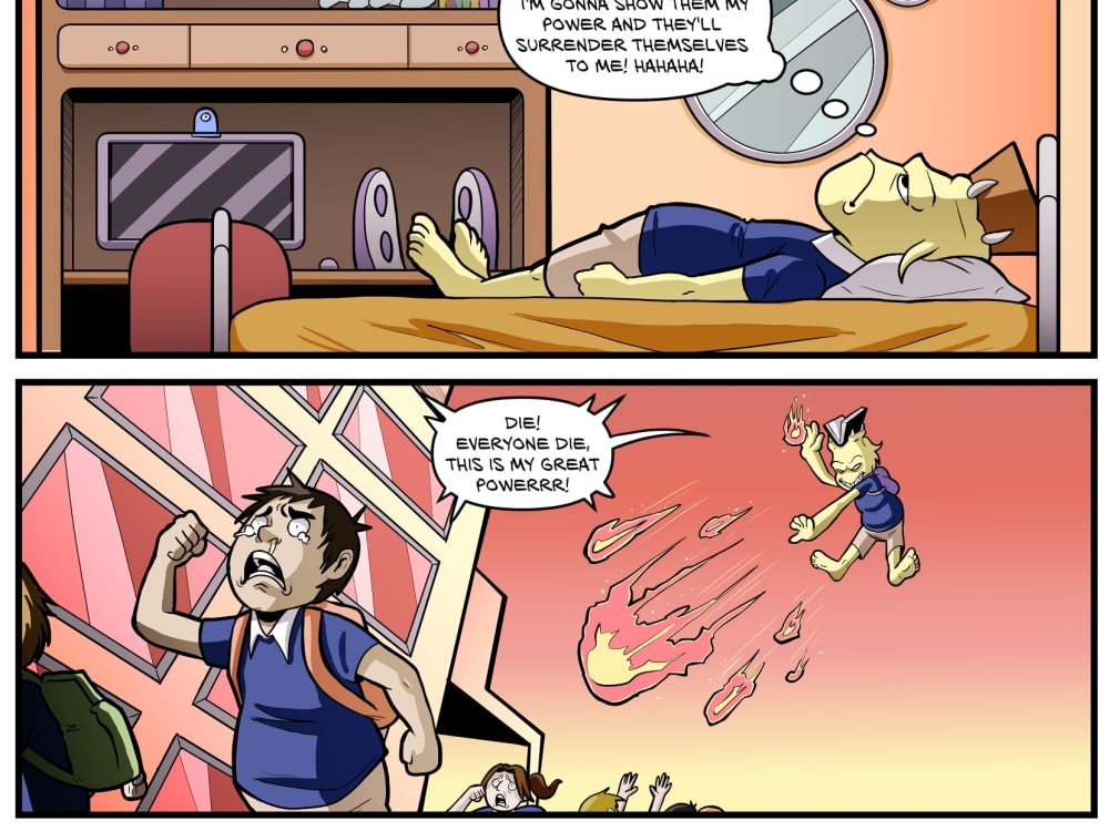 Dynamic and eye-catching comic pages | Upwork