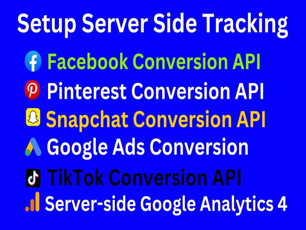 Server Side Conversion API Tracking Setup | Upwork