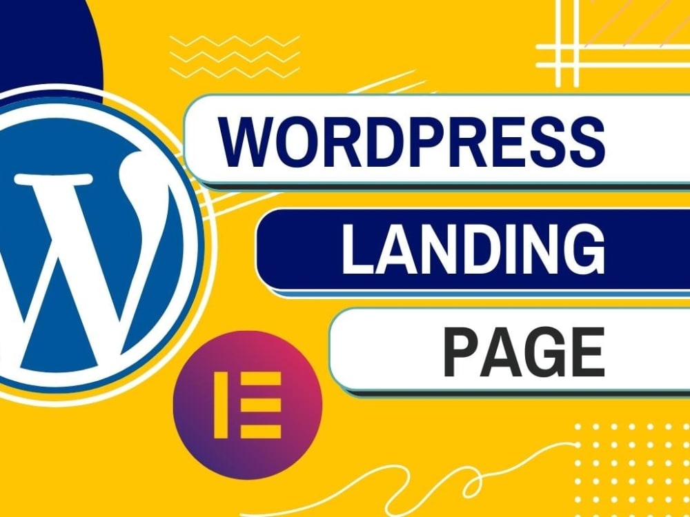 A responsive wordpress landing page using elementor pro | Upwork