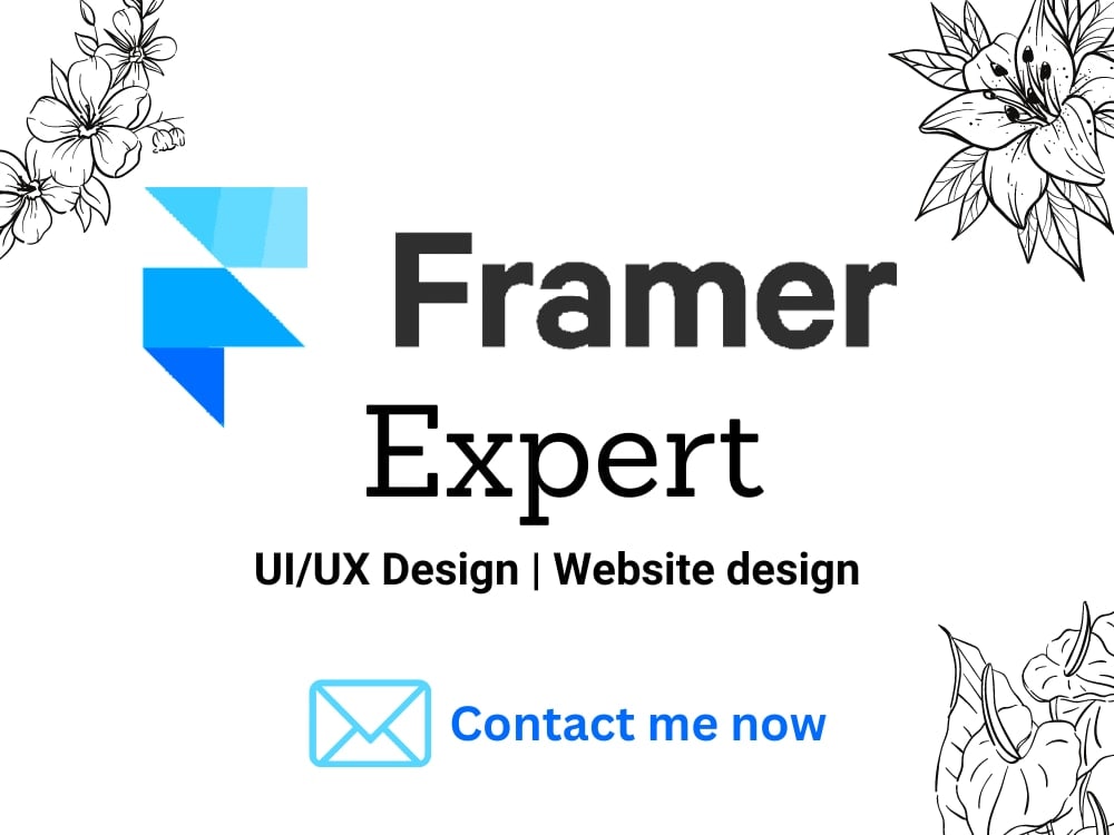 A creative and attractive framer website design | Upwork