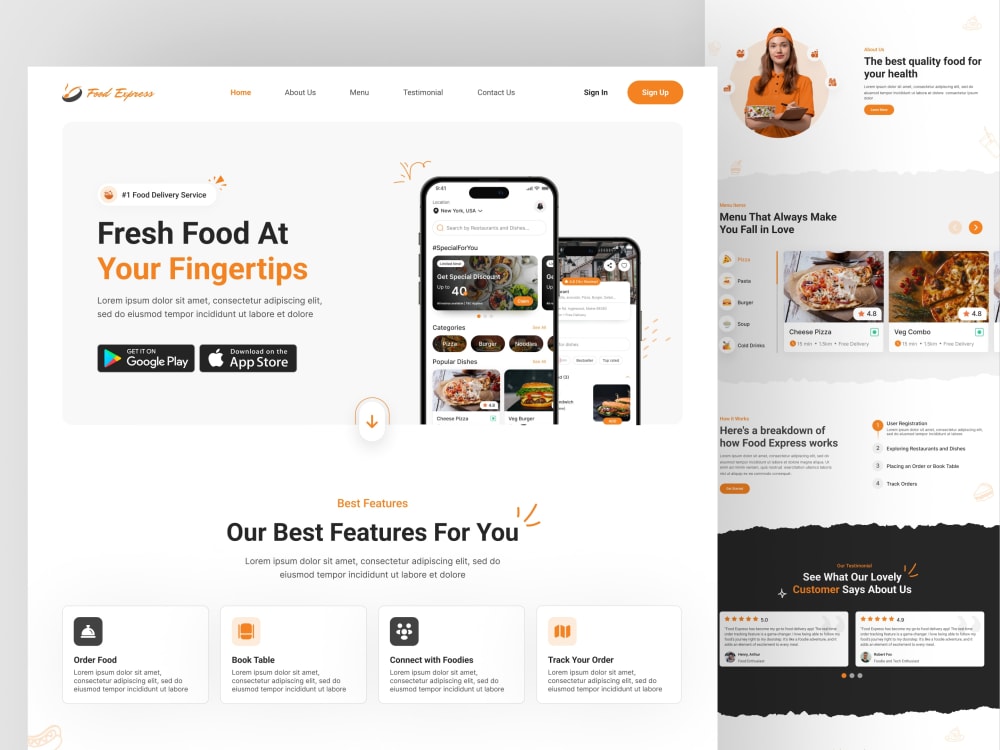 Responsive Landing page ui or Website UI UX Design in Figma | Upwork