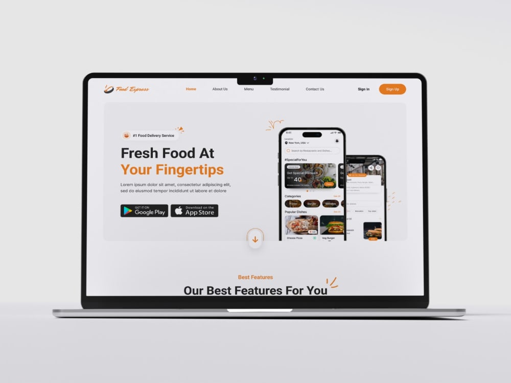 Responsive Landing page ui or Website UI UX Design in Figma | Upwork