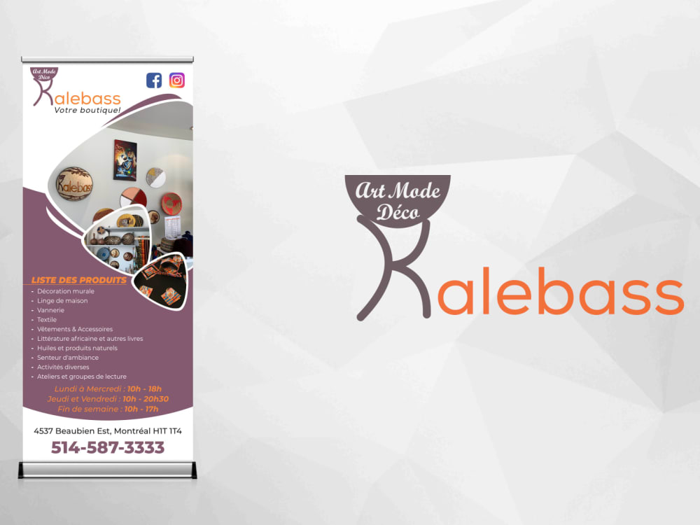 Professional signage banner design | Upwork