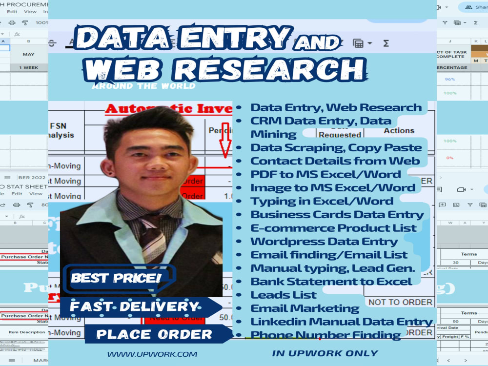 Efficient Data Entry Services: Streamline Your Workflow, Boost Productivity | Upwork