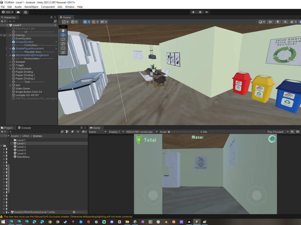 3d offline games using unity | Upwork