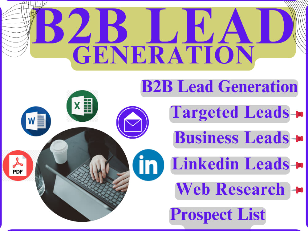 Targeted B2B Leads to your targeted niches | Upwork