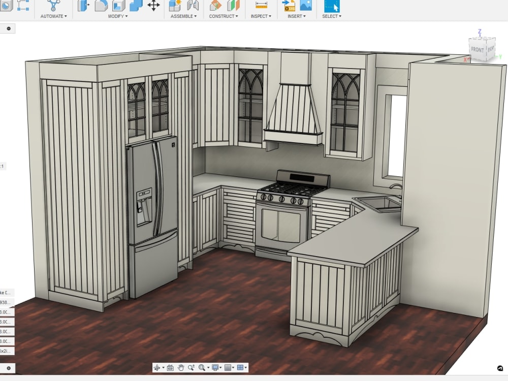 A fusion 360 kitchen library | Upwork