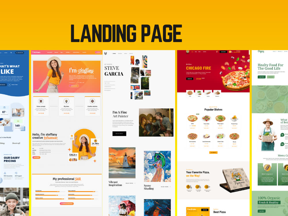 Web UI, landing page ui, website UI UX design in figma | Upwork