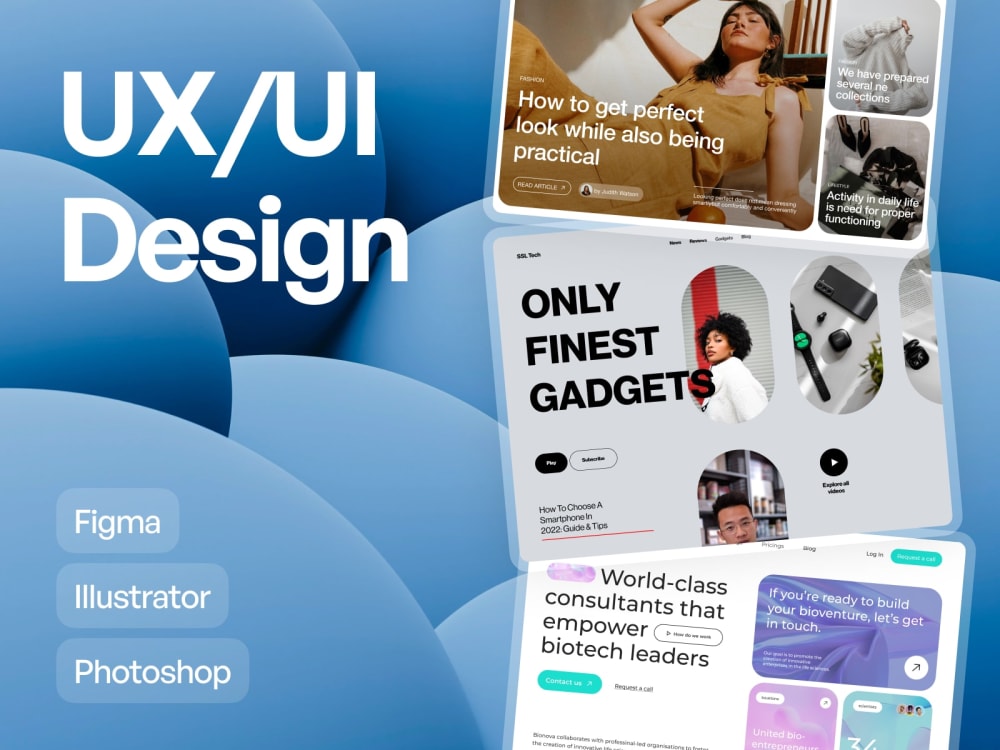 High Conversion Website UI/UX design | Upwork