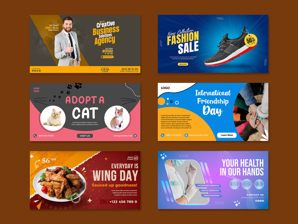 Unique social media posts, banners, ads design | Upwork