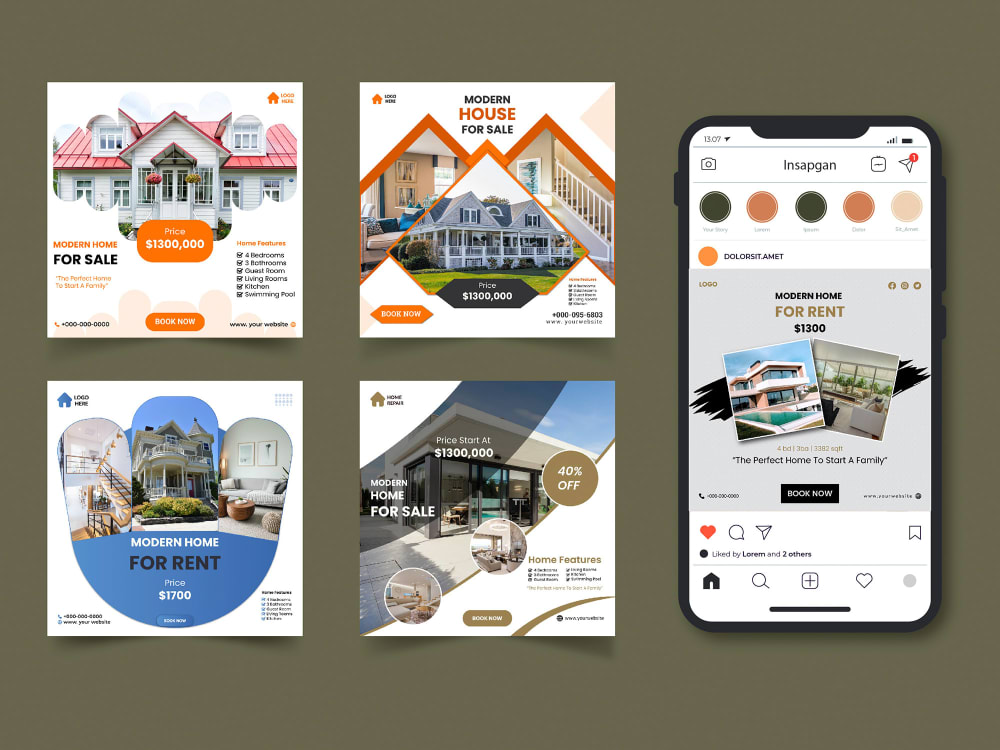 Unique social media posts, banners, ads design | Upwork