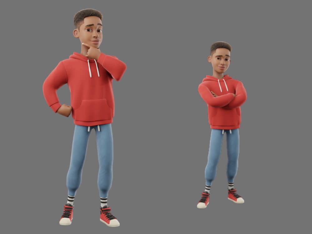 High quality 3d character model for games and animation. | Upwork