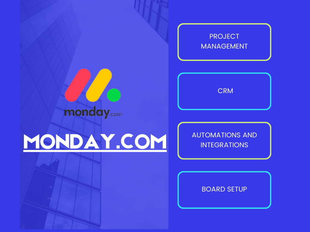 Monday CRM, Monday Boards Automation, Monday Project Management | Upwork