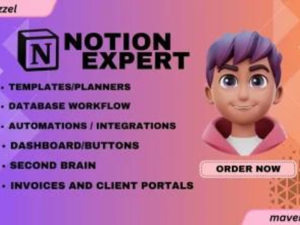 A Design Notion Templates Notion Aesthetic Notion Setup Expert Automation Upwork 4837