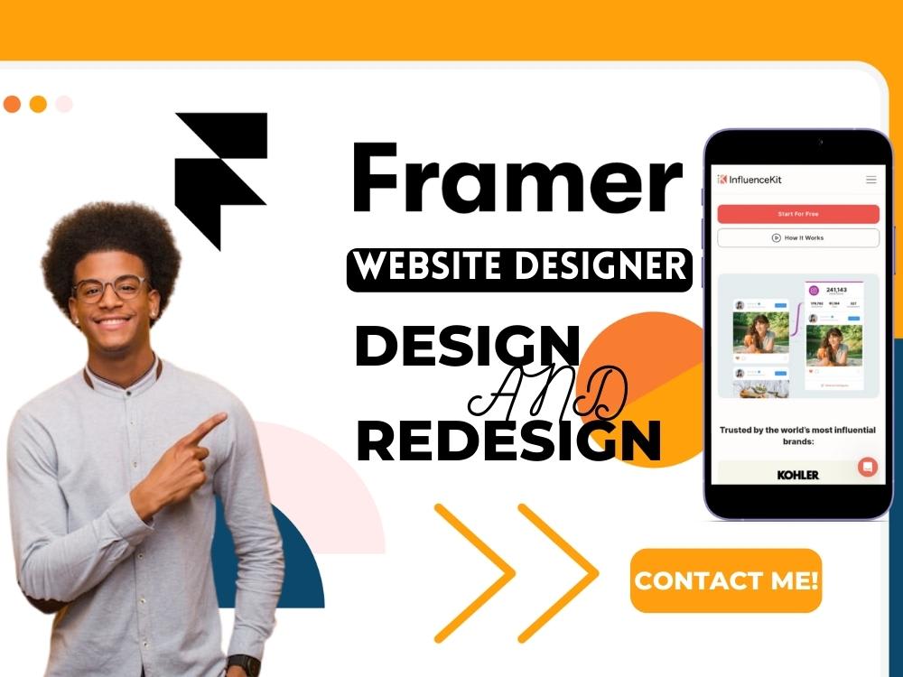 Framer website design, Framer animation, Figma to Framer, CMS integration | Upwork