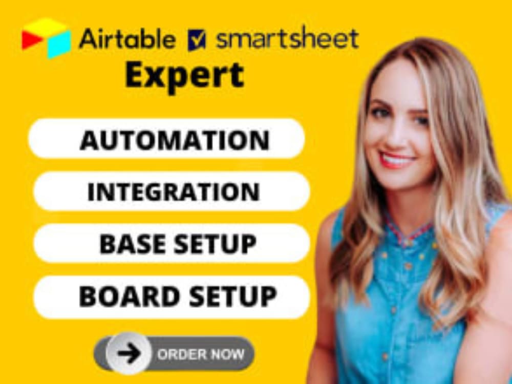 A airtable expert and smartsheet expert, automate airtable | Upwork