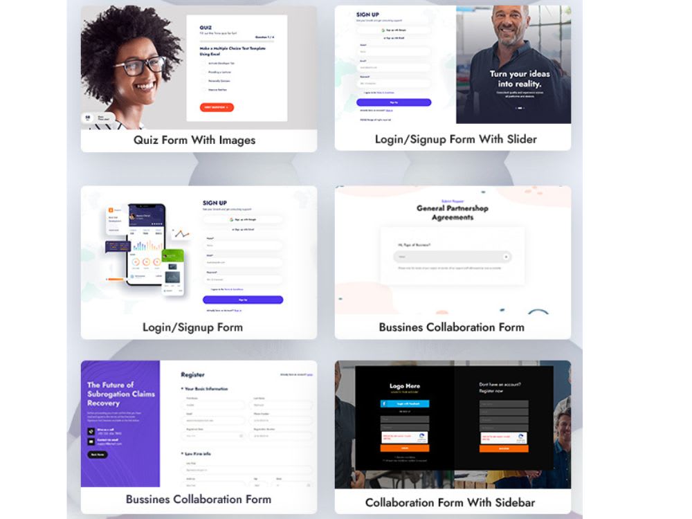 Eye-catching survey and lead page with jotform, Typeform, Cognito ...