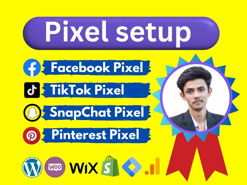 Facebook, Snapchat, Pinterest, TikTok pixel and CAPI setup via GTM | Upwork